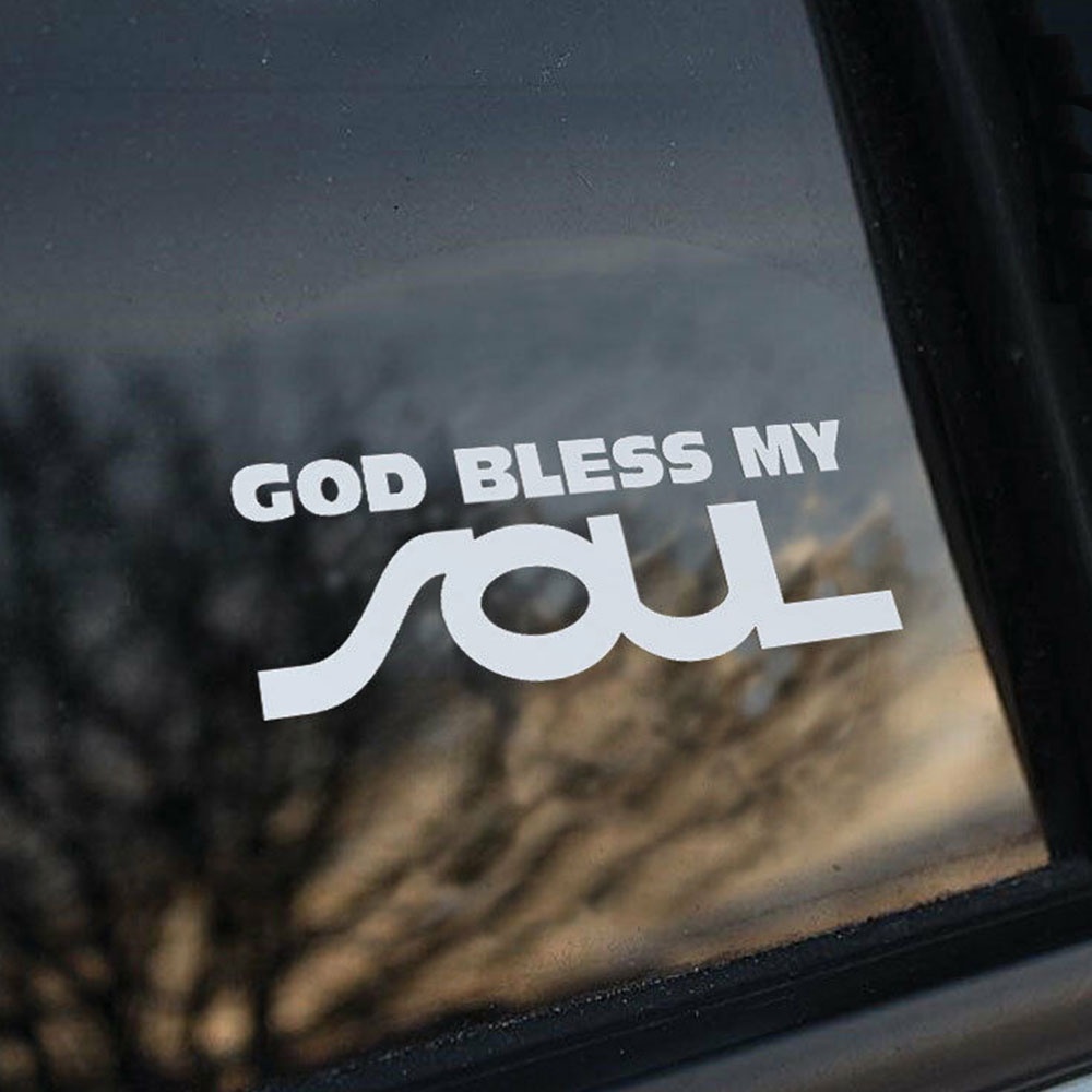 20X7 CM God Bless my for Kia Soul window sticker decals graphic ...