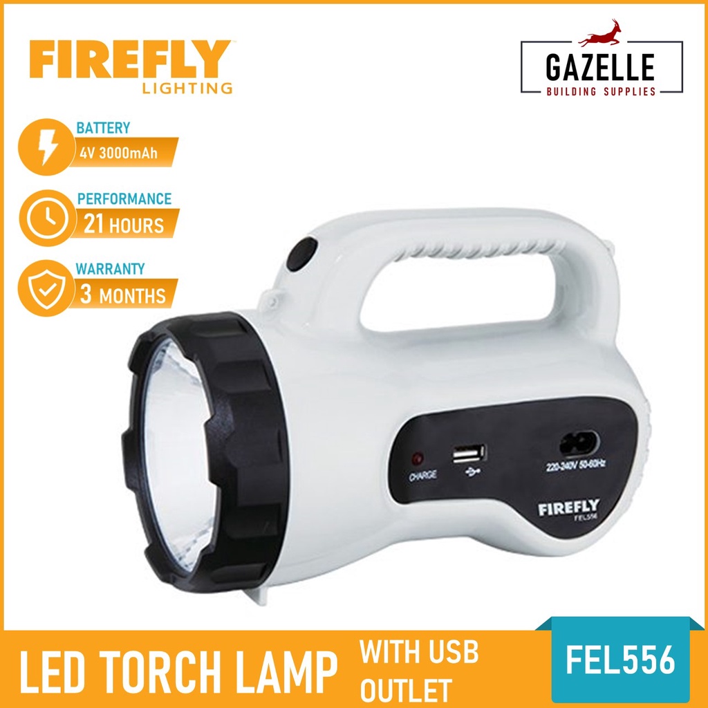 Omni LED Rechargeable Torchlight + Emergency Light Flash light Flashlight - RFL-9128 | Shopee ...