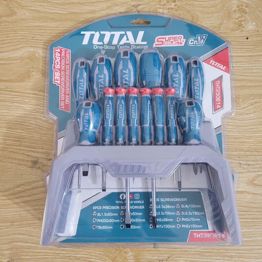 Total THT multi-function screwdriver set of 14250614 | Shopee Philippines