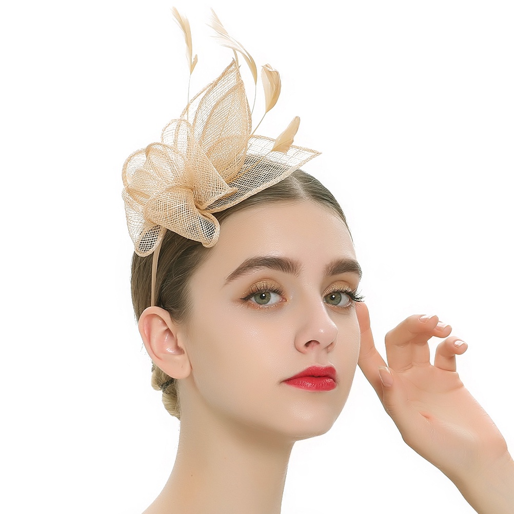 [READY STOCK] Cocktail Party Hat Fascinator Headpiece Wedding Hair ...