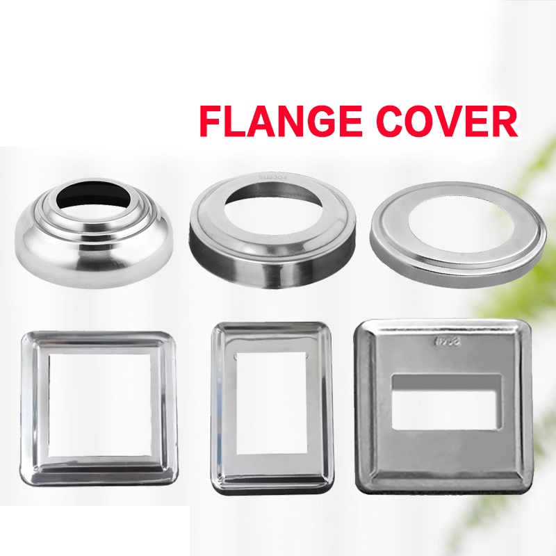 Round Square Tube Cover Tubular Foot Cover 304 Stainless Steel | Shopee ...