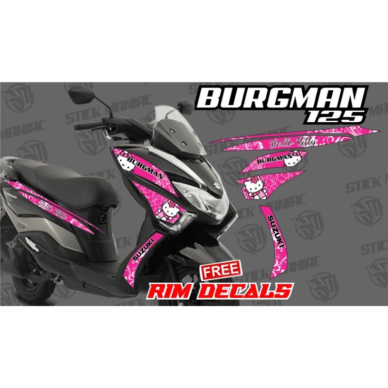 Suzuki burgman decals sticker | Shopee Philippines