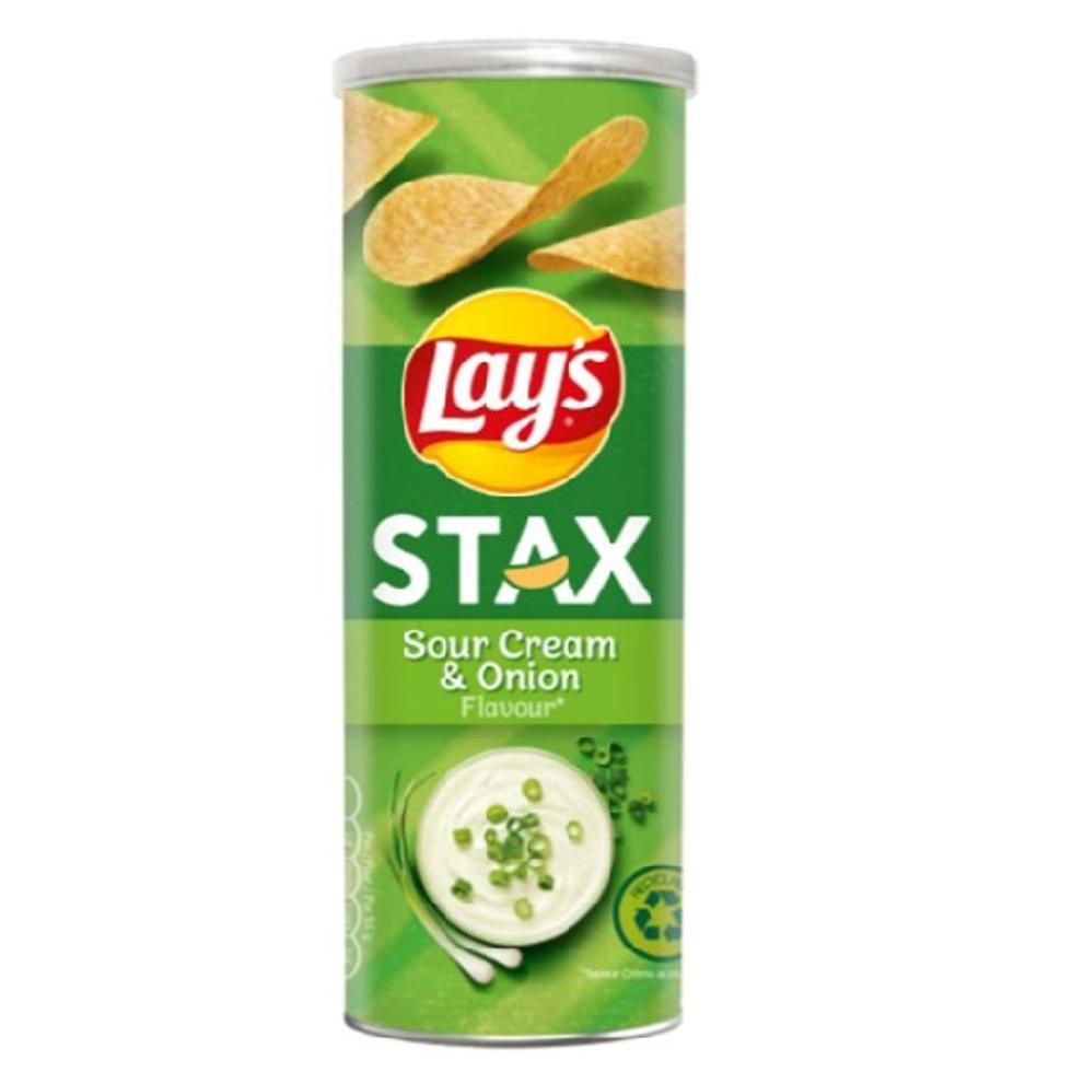 Lay's Stax Sour Cream & Onion 135g | Shopee Philippines