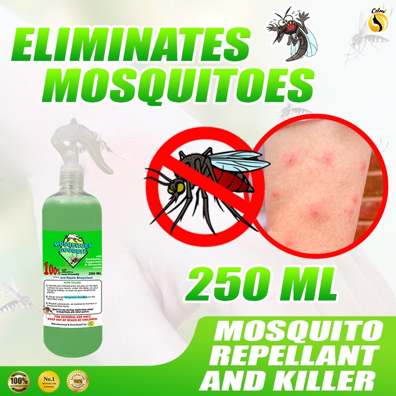 Mosquitoes Goodbye Spray 250ml Mosquito Killer Repellant Anti-dengue ...