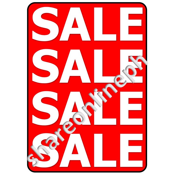 Sale Sale Sale Signage Sign Board All Items Sale Signages | Shopee ...