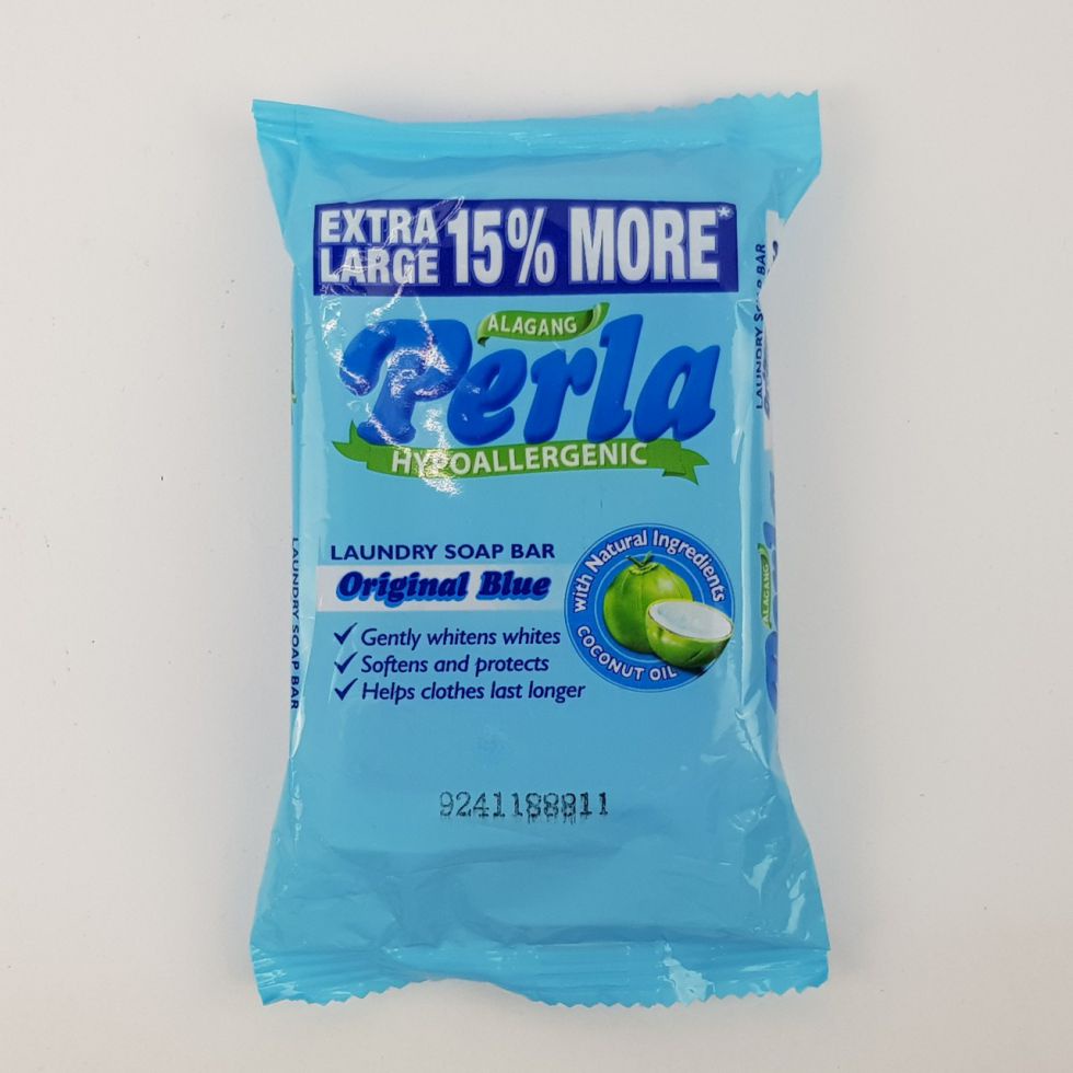 Perla Laundry Detergent Cut Bar Blue 110g | Shopee Philippines