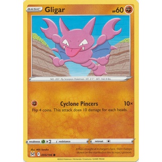 Gligar - 095/196 - Common | Pokemon Trading Card Game | Shopee Philippines