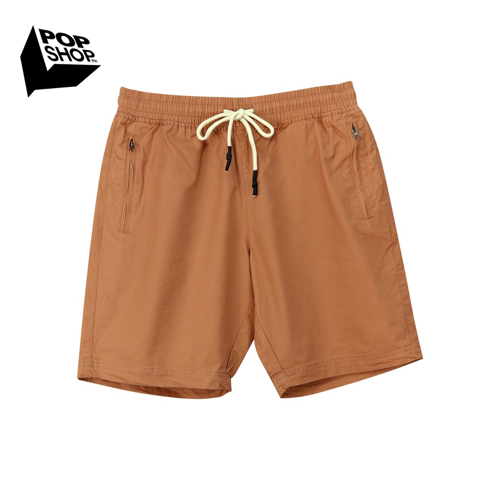 Pop Shop Men's Jogger Relaxed Fit Shorts (Burlwood) | Shopee Philippines