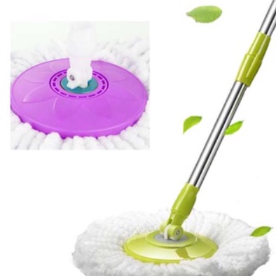 360 Spin Mop Round Shape Standard Size Home Floor Cleaning Mop with ...