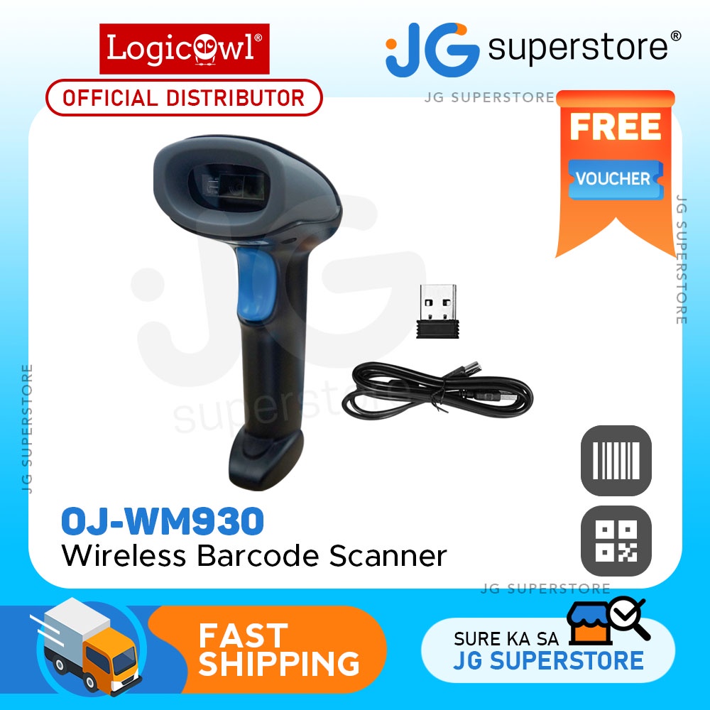 LogicOwl OJ-WM930 1D 2D QR Code Barcode Handheld Scanner | JG ...