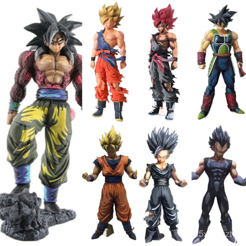 Dragon Ball Anime Figurine Model GK Super Saiyan 4 Rose Son Goku Action ...