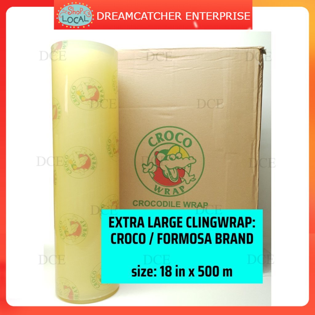 [DCE] Jumbo Cling Wrap 18in x 500m CROCO/FORMOSA - Food Grade Clingwrap ...