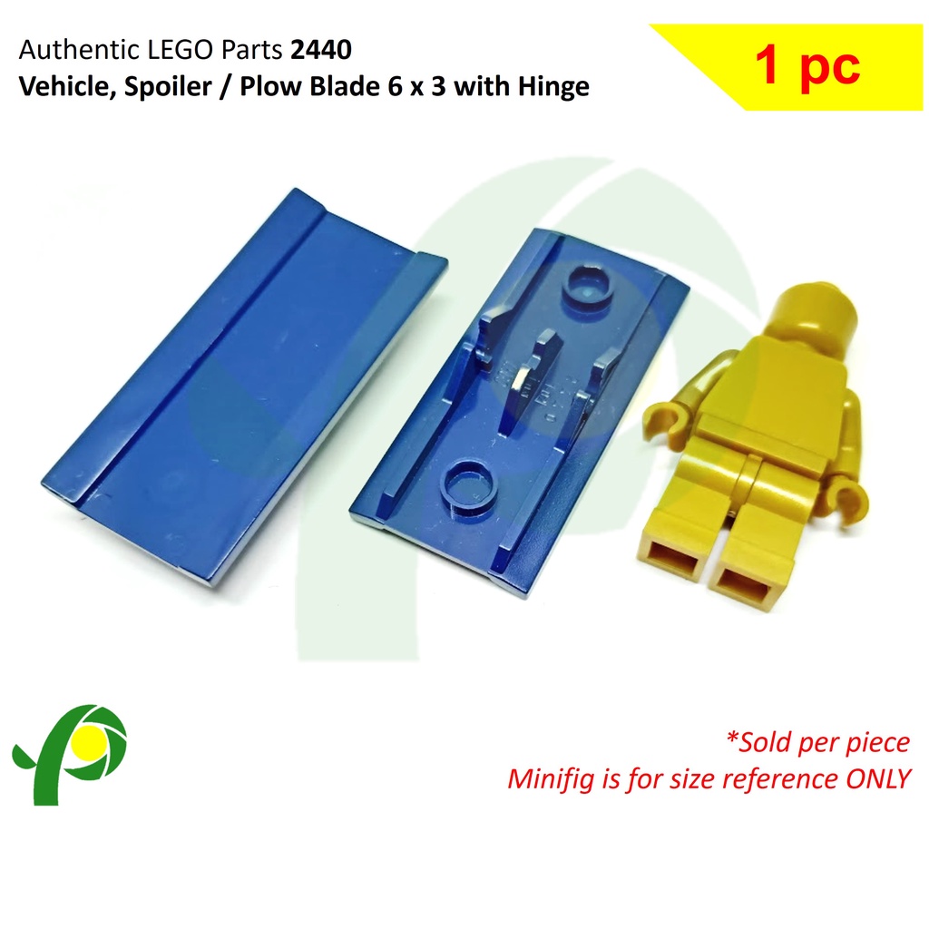 LEGO Parts 2440 Toy Vehicle Spoiler / Plow Blade 6x3 with Hinge ...
