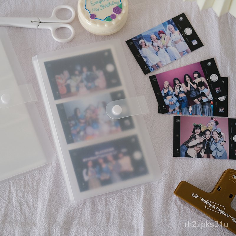 Clear Photo Album Idol Photocard Holder Instax Album Stickers Poster ...