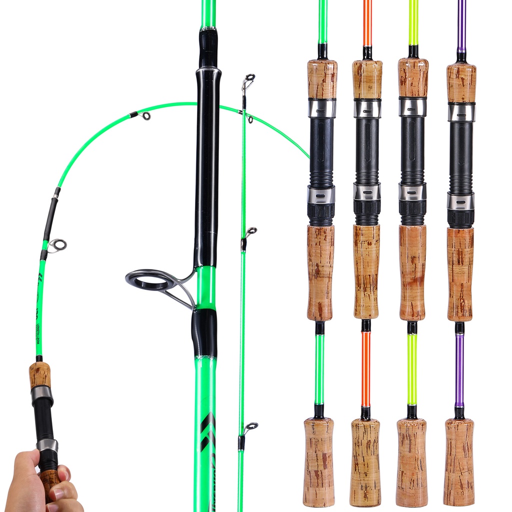 Lure Fishing Rod 1.2/1.65m Resin Rod 2 Sections Spinning Rod 5kg Max ...