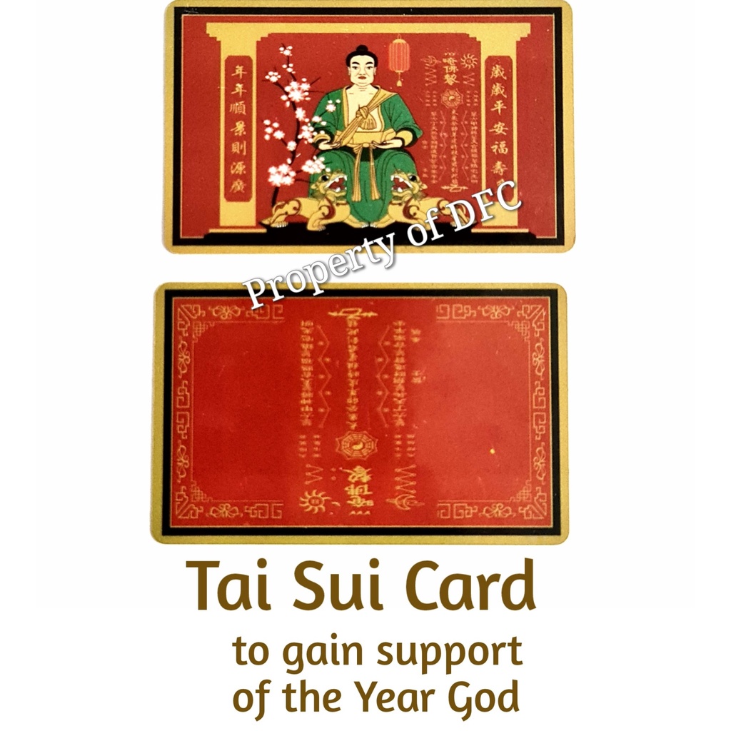 taisui tai sui Card (blessed) | Shopee Philippines