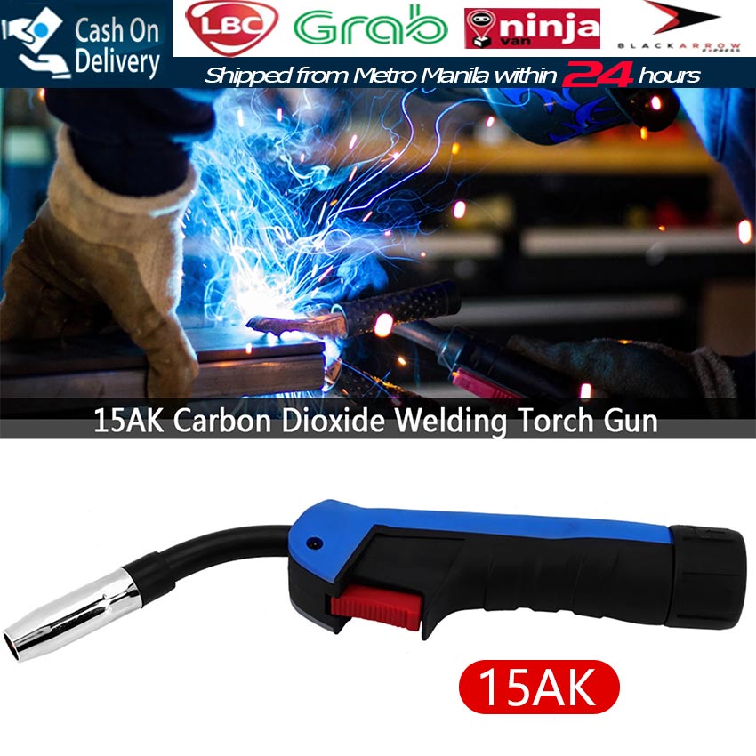15AK MIG LPG Gas Welding Torch Gun Head Butane Welder Brass Nozzle ...
