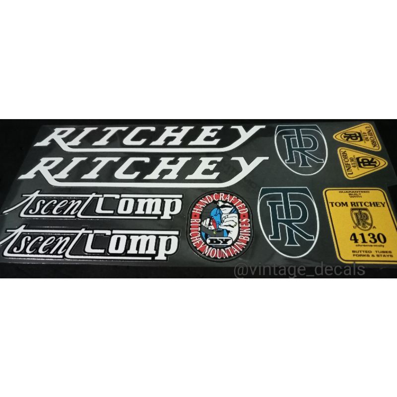 Ritchey Ascent comp Bicycle decals sticker | Shopee Philippines