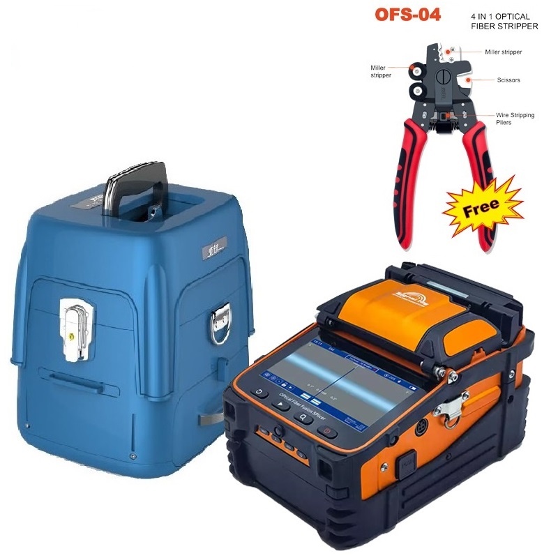 AI-9 AI-8C AI-6C SM MM Multi-Language FTTH Fiber Optic Splicing Machine ...