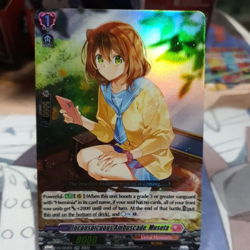 INCONSPICUOUS AMBUSCADE, MUSETA DLBT03 CARDFIGHT VANGUARD ENGLISH ...