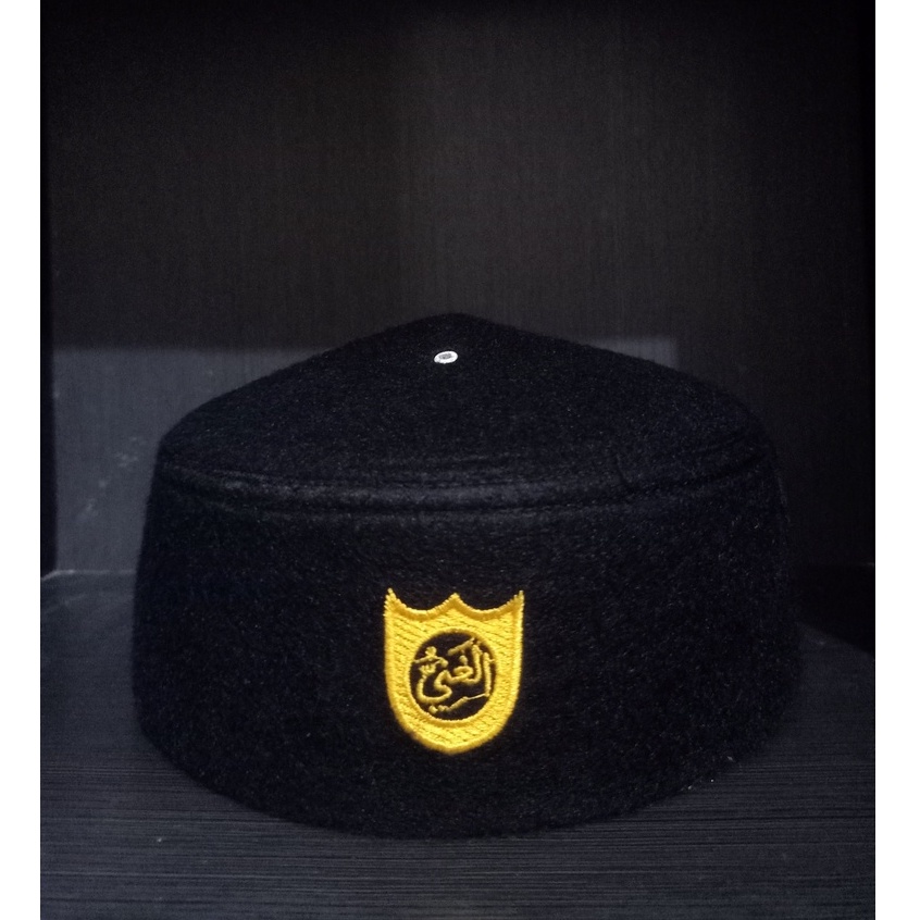 Black Malaysian Peci with Gold Logo, Latest model | Shopee Philippines