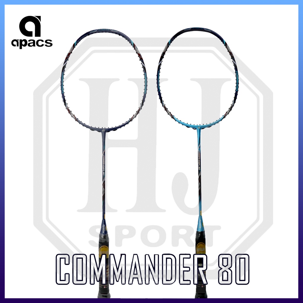 Original Apacs Commander 80 Racket, Bonus Badminton Strings & Bag ...