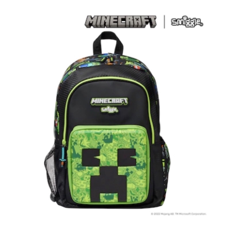 Smiggle x Minecraft Backpack | Shopee Philippines