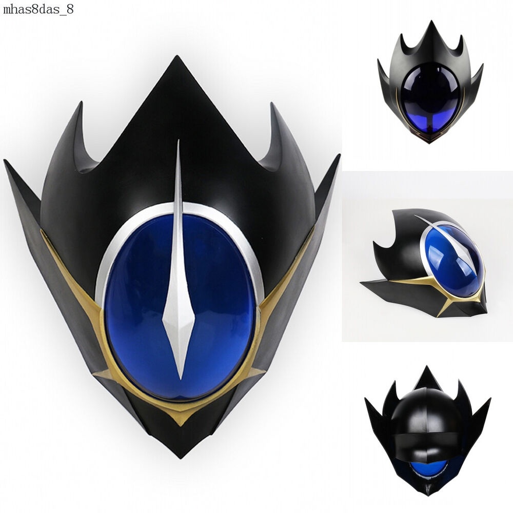 Anime Code Geass Lelouch of the Rebellion Zero Helmet Mask Cosplay ...