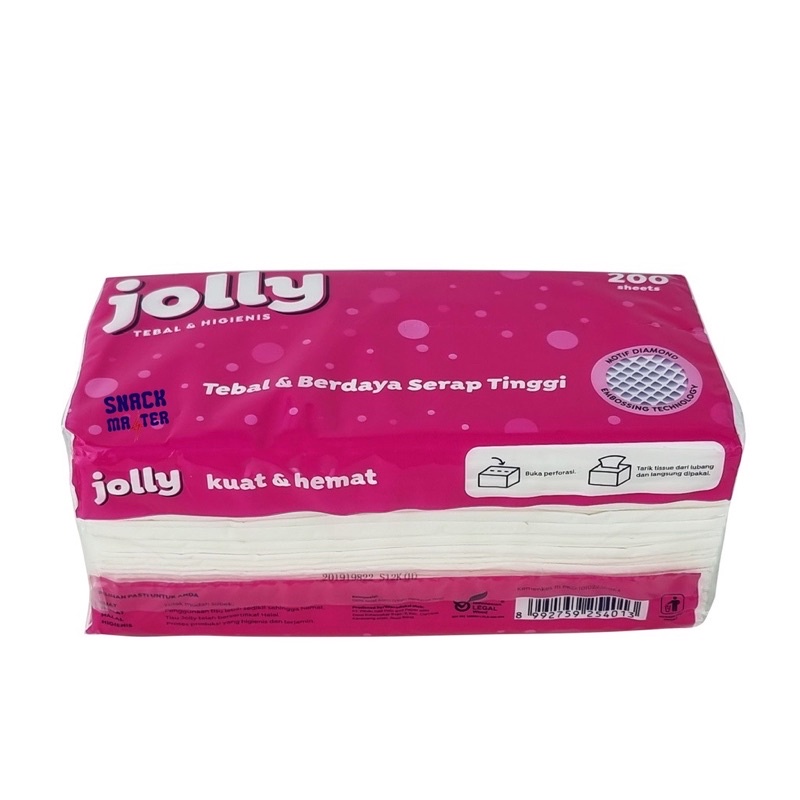 Jolly Tissue 200 sheets 2 ply Facial Tissue | Shopee Philippines