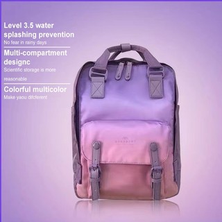 Doughnut original backpack student schoolbag large capacity travel bag ...