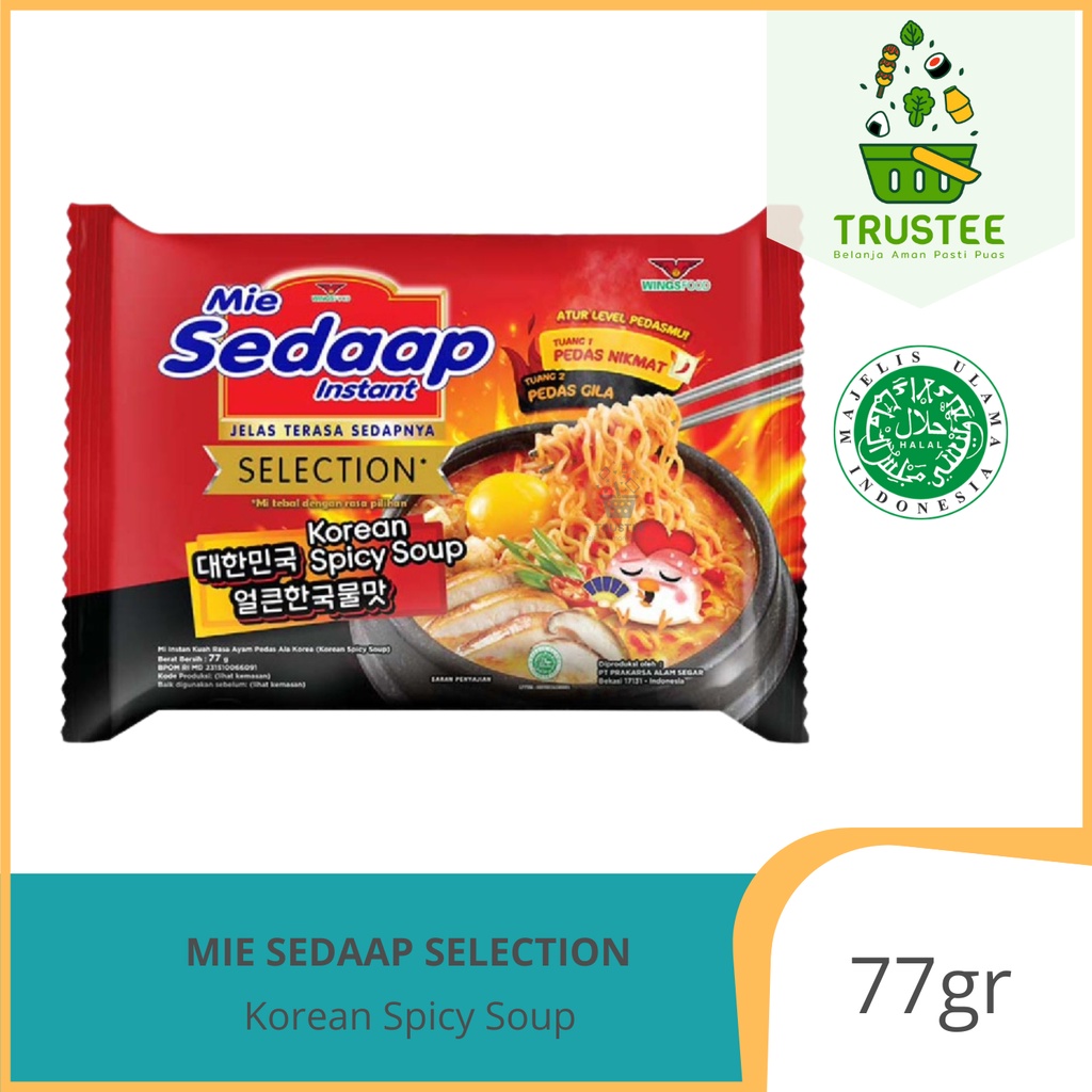 Instant Sedaap Noodles - Korean Spicy Soup Korean Style Spicy Chicken ...