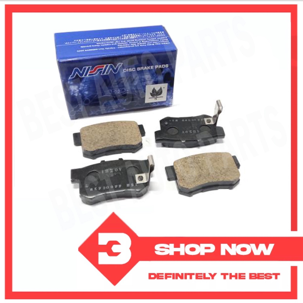 NISSIN Rear Brake Pads (w/Out SHIM) for Honda CR-V 2002 - 2007 - BDPS ...