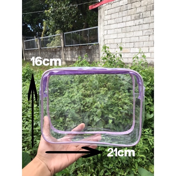 TRAVEL POUCH CLEAR ORGANIZERS(16x21) | Shopee Philippines