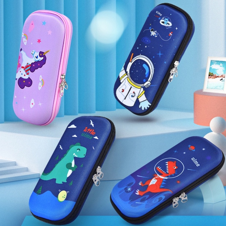 Baby Steps Cartoon 3D Astronaut Pencil Case for Boys Girl Large Size ...