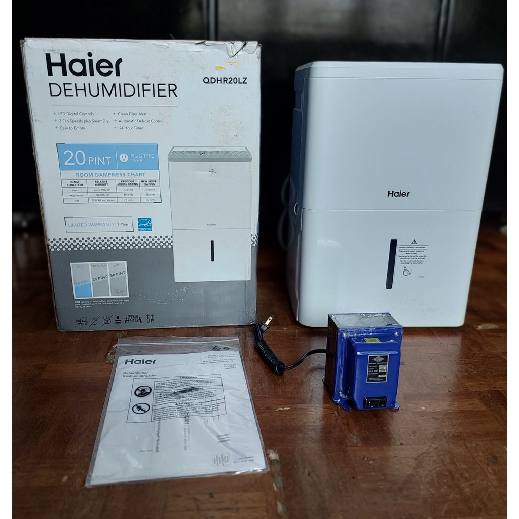 Haier Dehumidifier 20 Pint 110V-220V NewUSA | Shopee Philippines