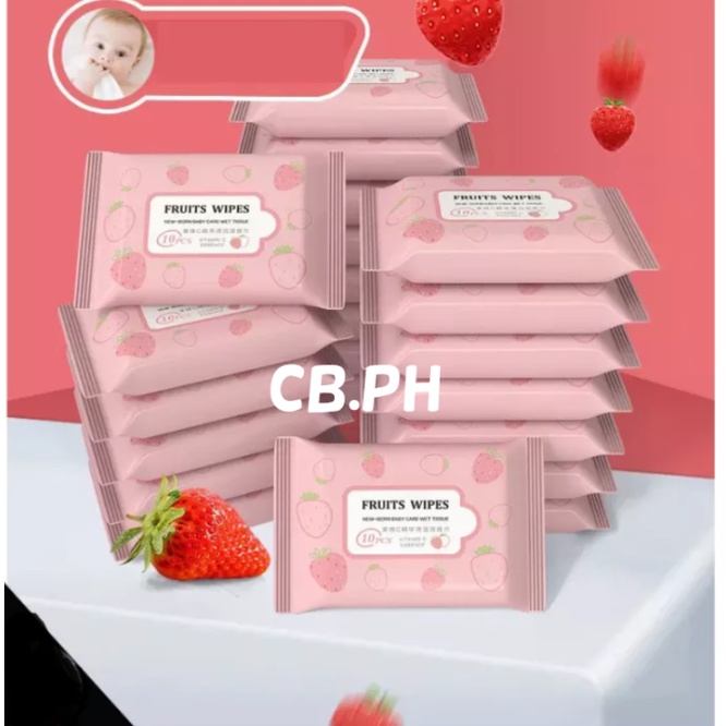 CB.PH Wet Wipes Travel Pack Tissue Wet Towel Non-woven Cloth Wet Towel ...