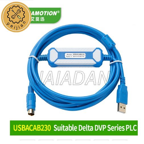 Upgraded Version Cable USB-DVP Suitable Delta DVP EH ES EC EX SS Series ...