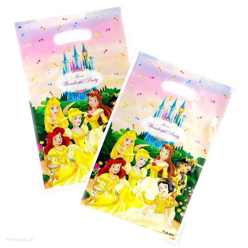 10PCS Disney Princess Loot Bag Gift Bag Candy Bags Cartoon Party ...