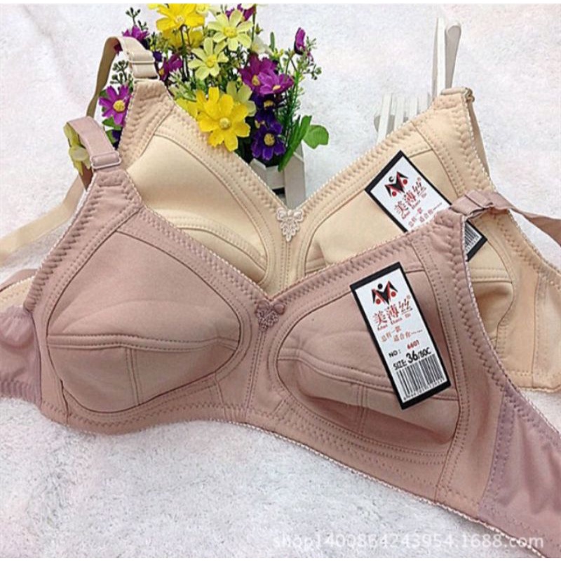 Mommy Bra 100% fully cotton non wire/wireless Cup B/C available size 36 ...