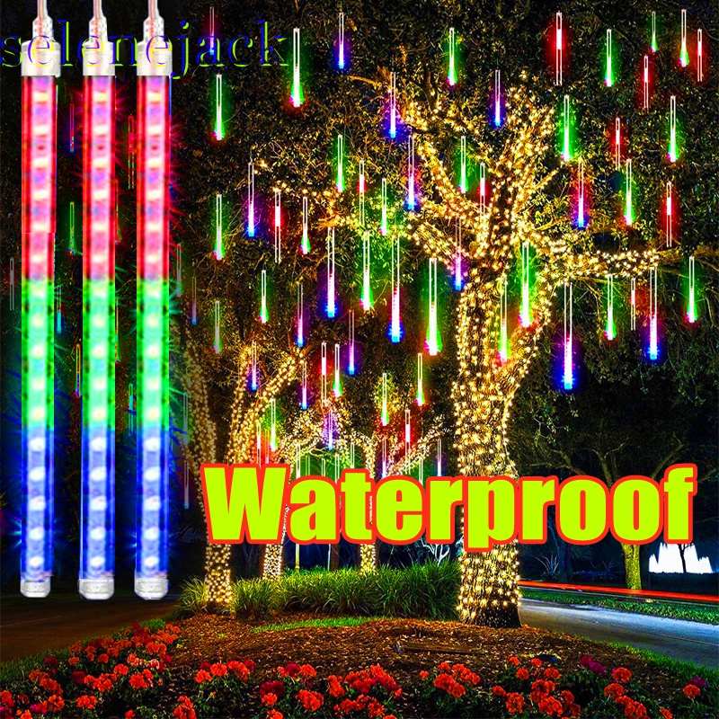 Waterproof LED Meteor Shower Rain Lights Christmas light Tube Lamp 220v ...