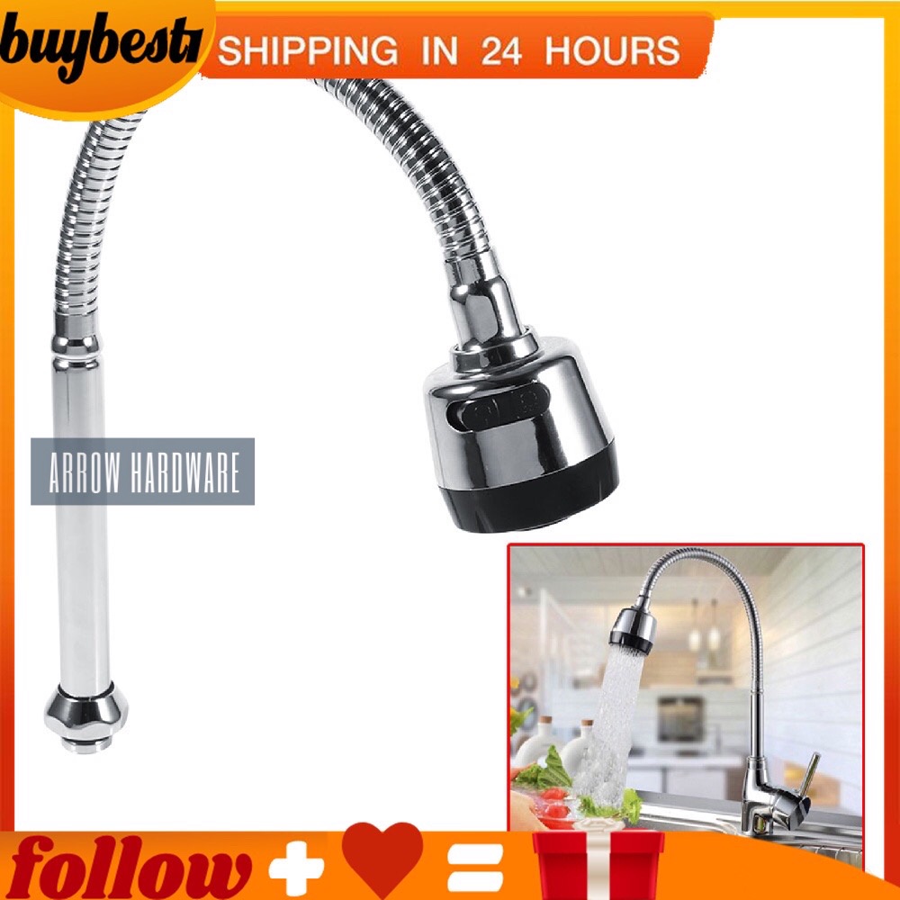 Arrow Stainless Steel Swivel Spout Kitchen Sink Faucet Pipe | Shopee ...