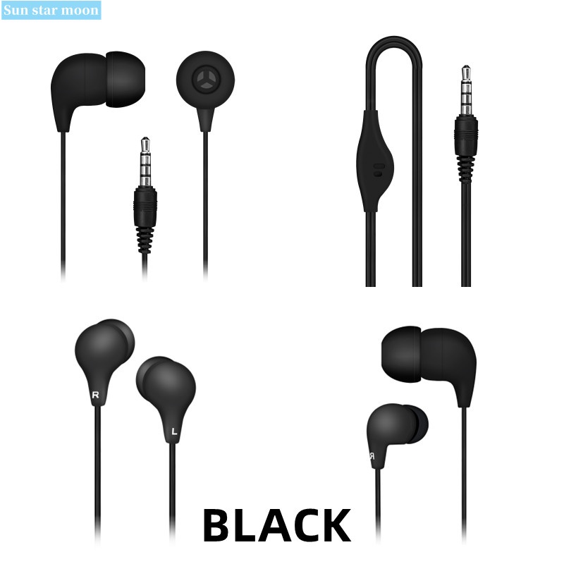 Noise Cancelling Original Earphones Wired With Microphone Stereo Bass ...