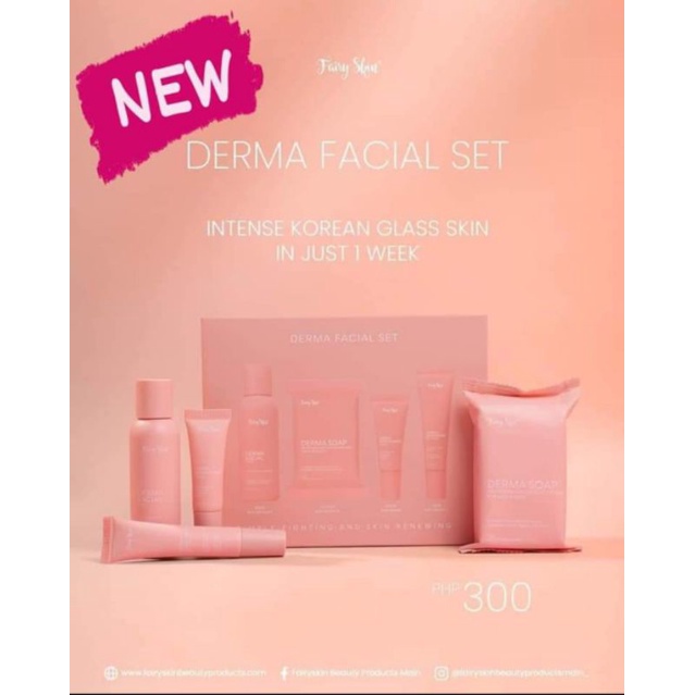 fairySkin Derma Facial Set(NEW PACKAGING) | Shopee Philippines