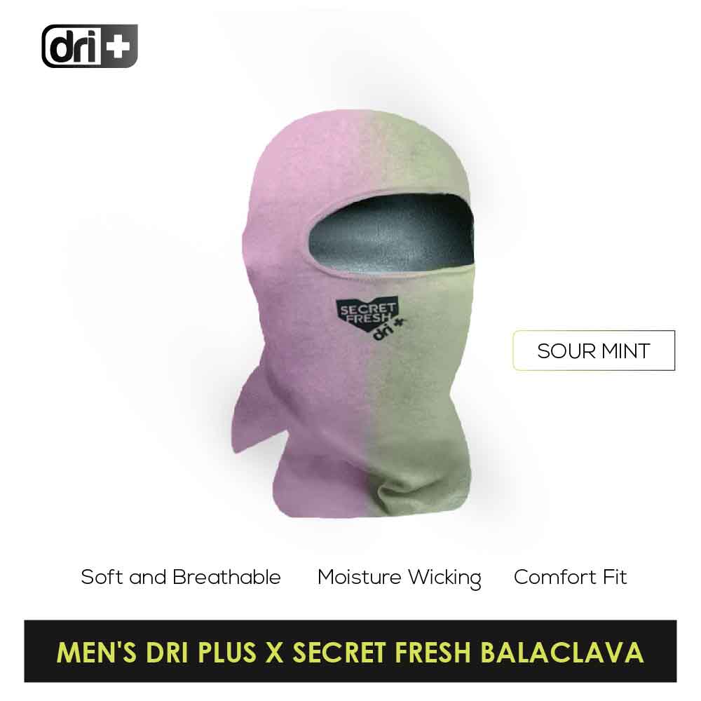 Dri Plus Men's Moisture Wicking Odor-free Balaclava X Secret Fresh 1 ...