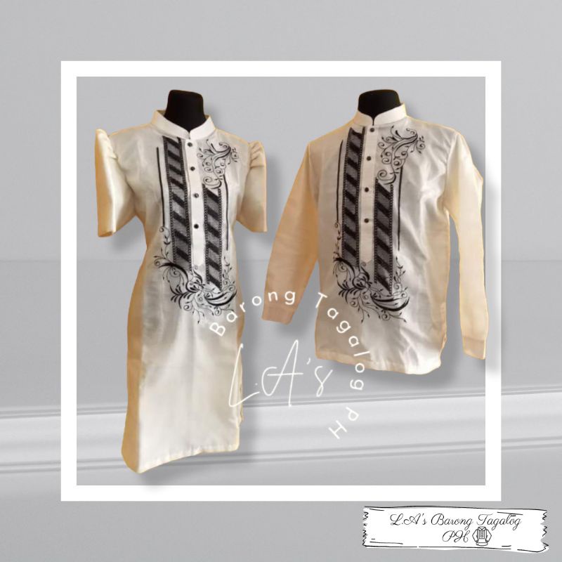 Modern Filipiniana & Barong Tagalog (Couple set) | Shopee Philippines