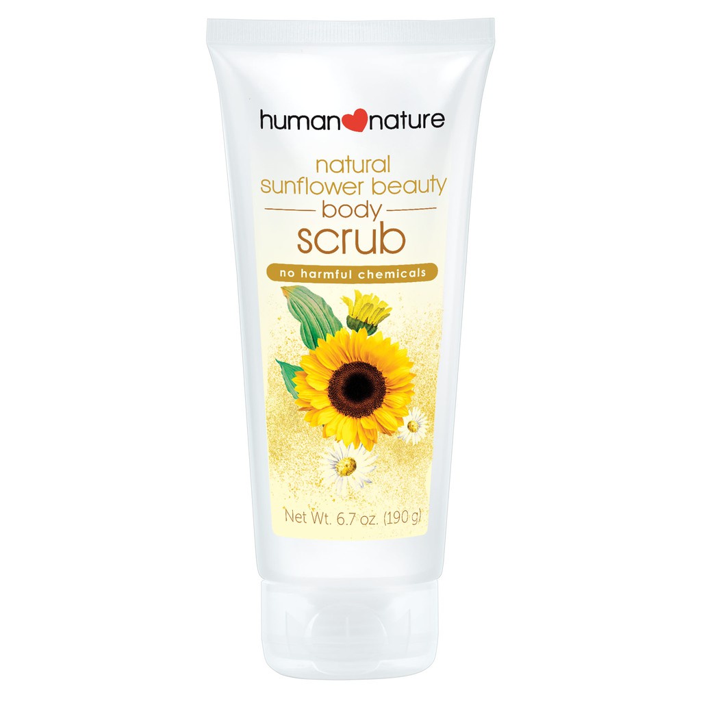 Human Nature Sunflower Beauty Body Scrub 190g | Shopee Philippines