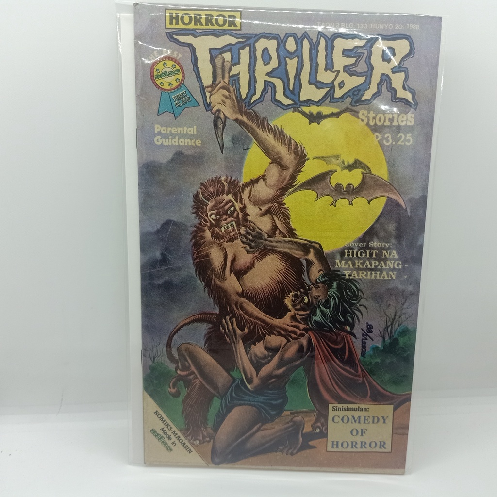 Horror Thriller komiks #133 - Hunyo 20, 1988 tagalog filipino | Shopee ...