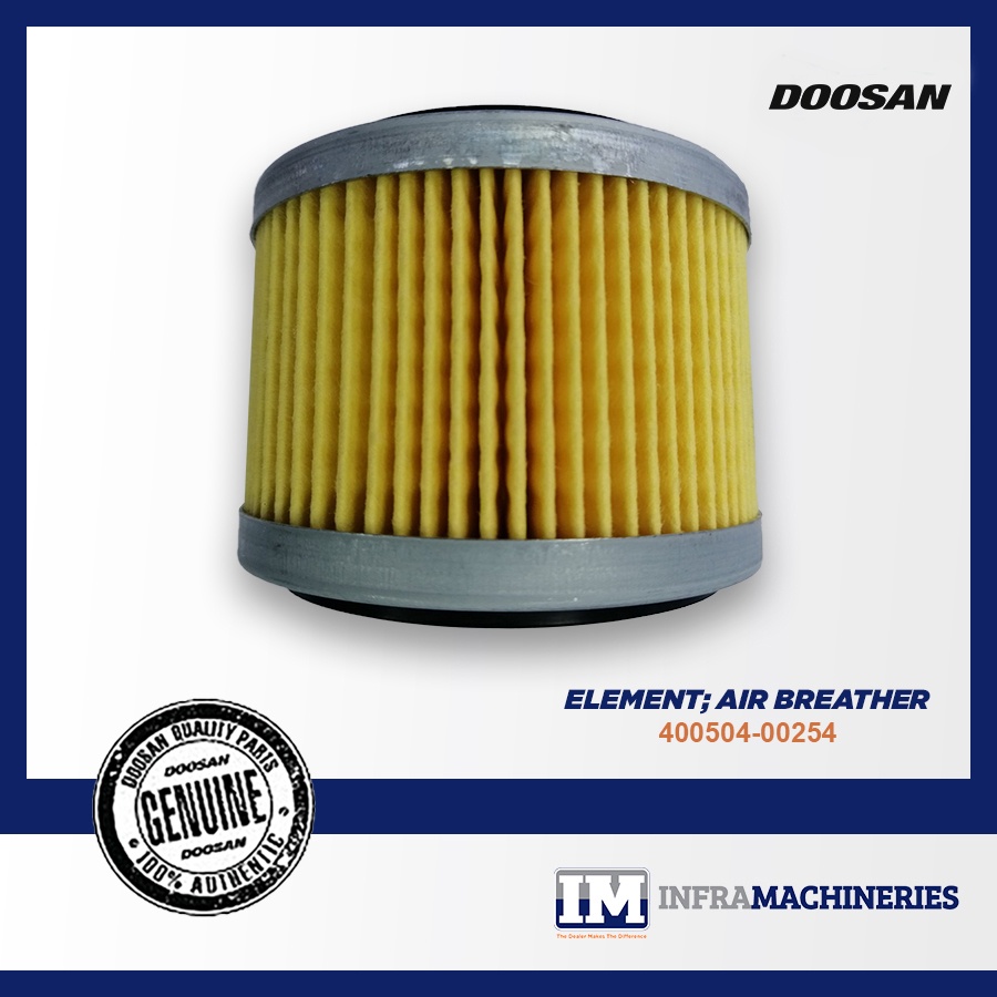 IM DOOSAN ELEMENT, AIR BREATHER P/N: 400504-00254 | Shopee Philippines