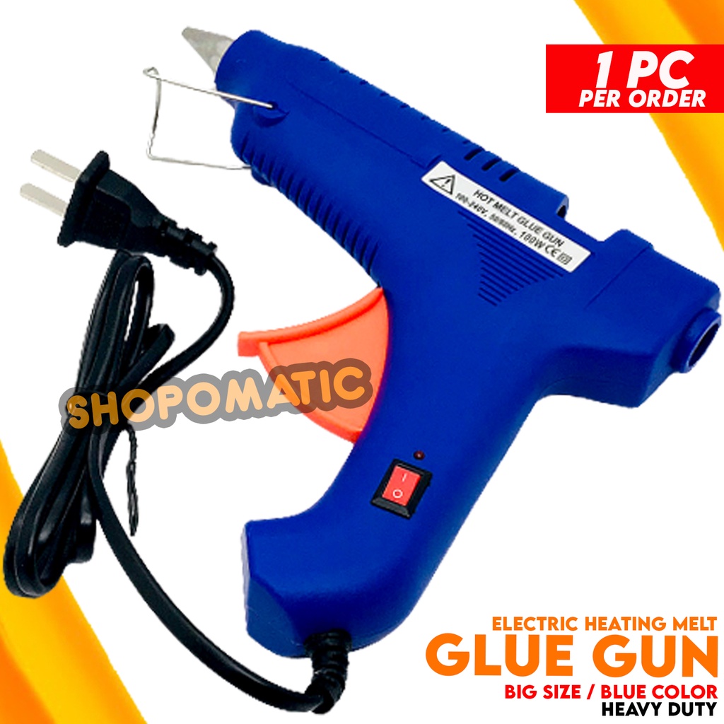 🟧 Glue Gun Big Size 110-240V 100W Blue Color Heavy Duty 🟧 | Shopee ...