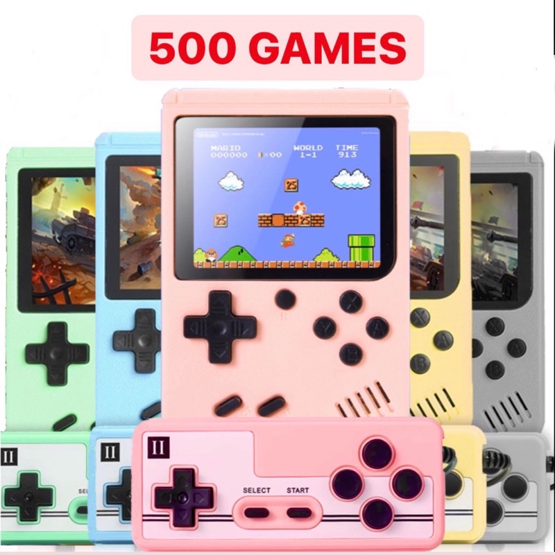 500 Gameboy 2024! Retro FC handheld 3 inches screen for kids portable ...